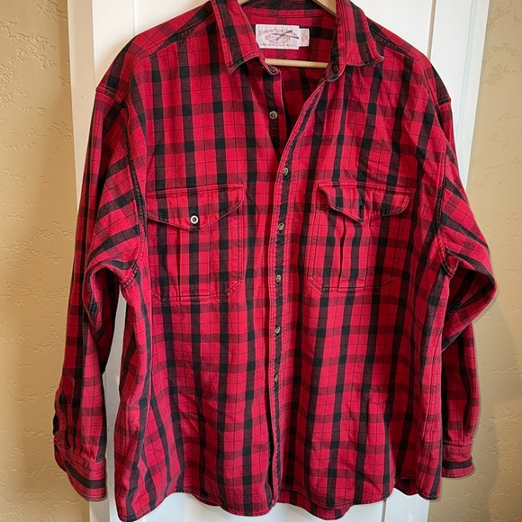 Filson | Shirts | Filson Red Plaid Button Up Shirt Xxl | Poshmark
